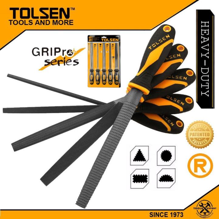 ABST - Tolsen 5 Pcs Steel Files Set 8 Inch - 32038 | Daraz.pk