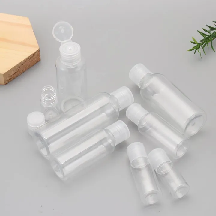 Squeeze Plastic Clear Shampoo Bottle Refillable Lotion Jar Empty ...