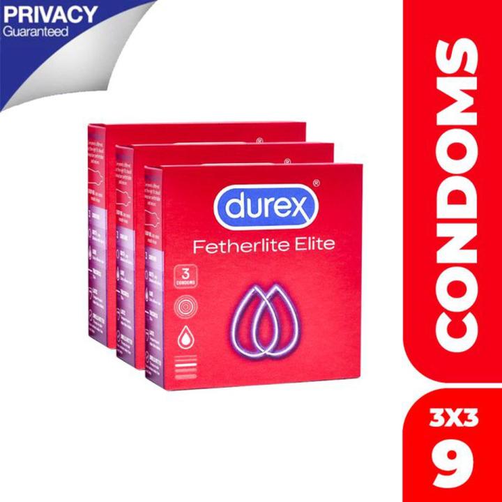 Pack of 4 - Condoms Featherlite Ultra Fine Greater Sensitivity Condoms 3s | Daraz.pk