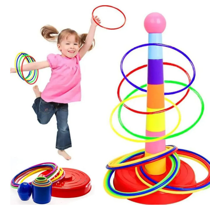 Quoits Ring Toss game for kids, Ring throwing game for single and group ...