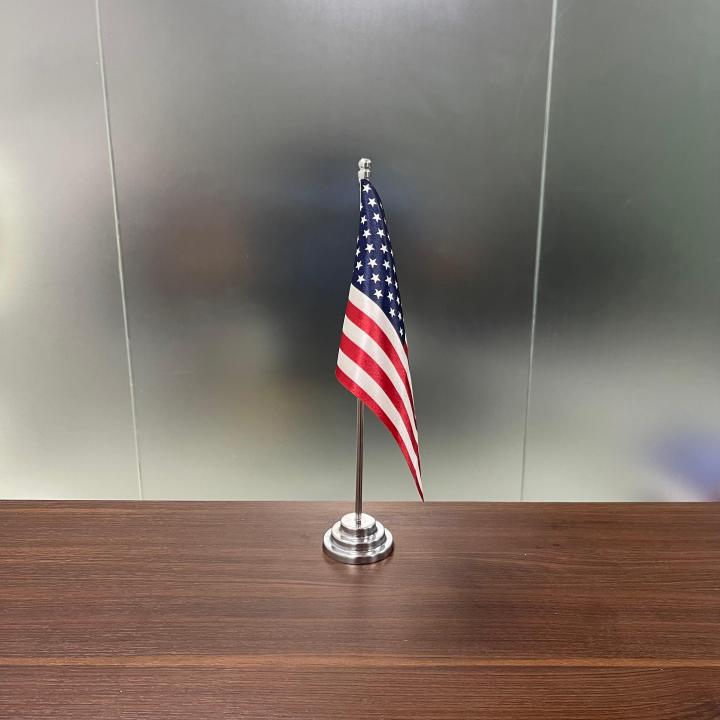 USA Table Flag – Premium Quality Desk Flag with Stand for Office, Home ...