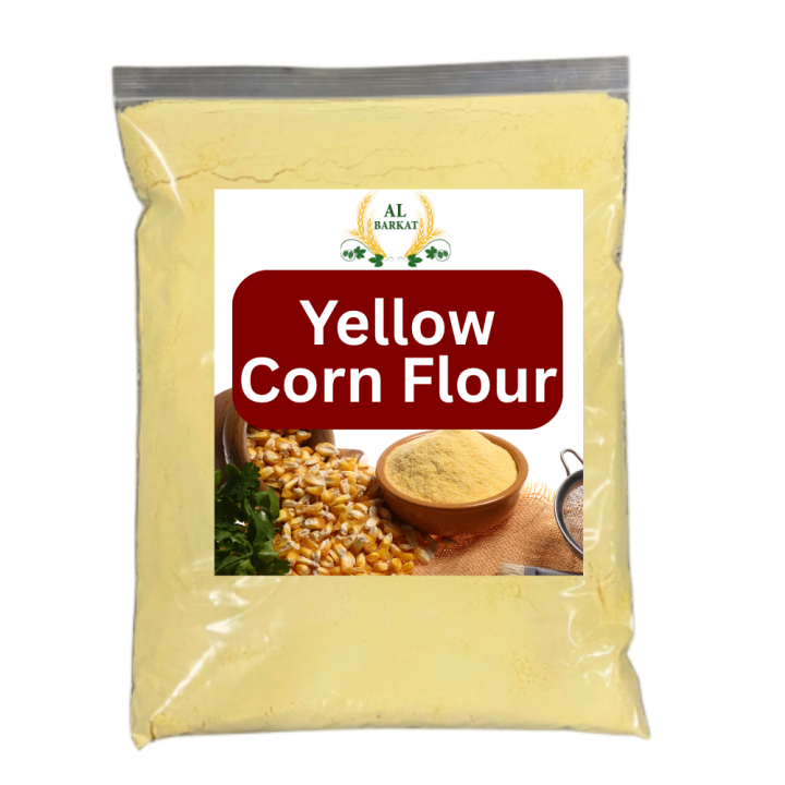 Premium Yellow Corn Flour (Makai Ka Atta) – Available in 1kg Small Pack ...