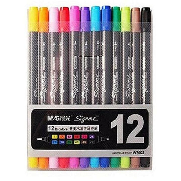 Dual Nib Markers - Signme - Pack Of 12 | Daraz.pk