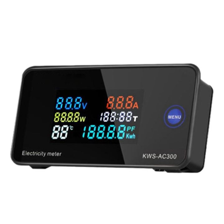KWS Powers Energy Meter LED Digital AC Wattmeter Electric Meter ...