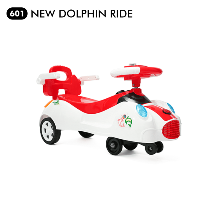 New Dolphin Ride - Magical Motion Fun for Kids 2-7! No Batteries Needed ...
