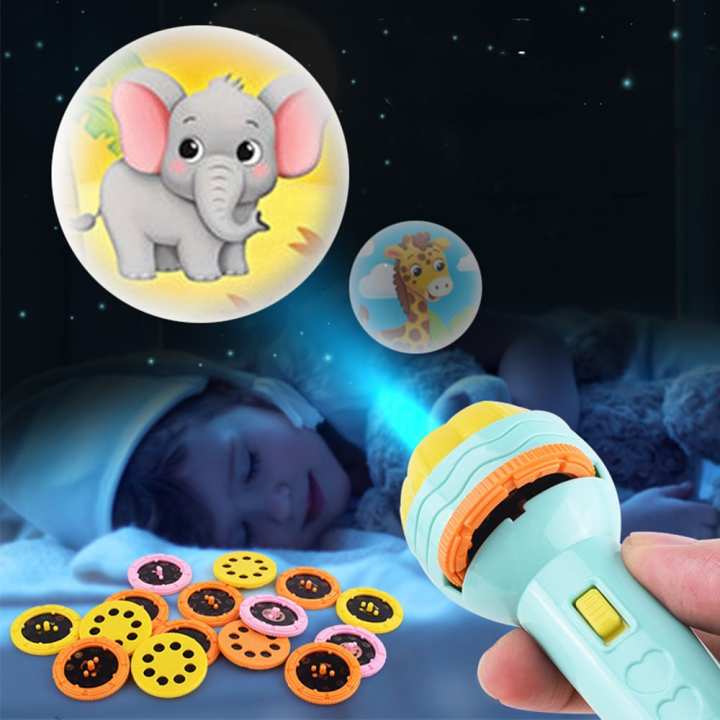 A3 Flashlight Projector Torch Lamp Toy Cute Cartoon Creativity Toy ...