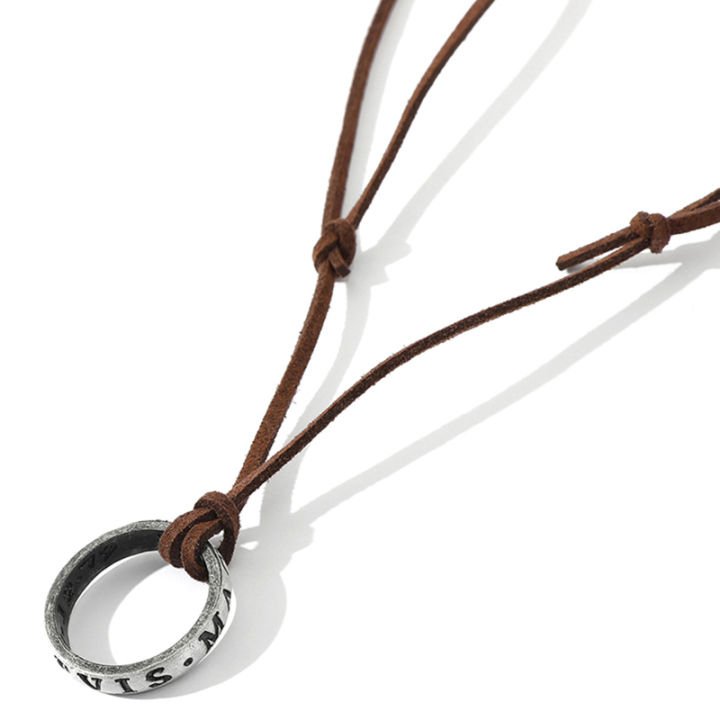 Movie Game Uncharted 4 Necklace Nathan Drake Cosplay Ring Video Ring ...