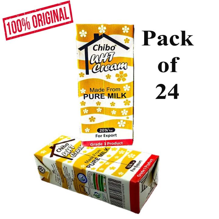 Milk Cream Pack of 24 | Chibo Cream Pack 200ml | Imported Milk Cream ...