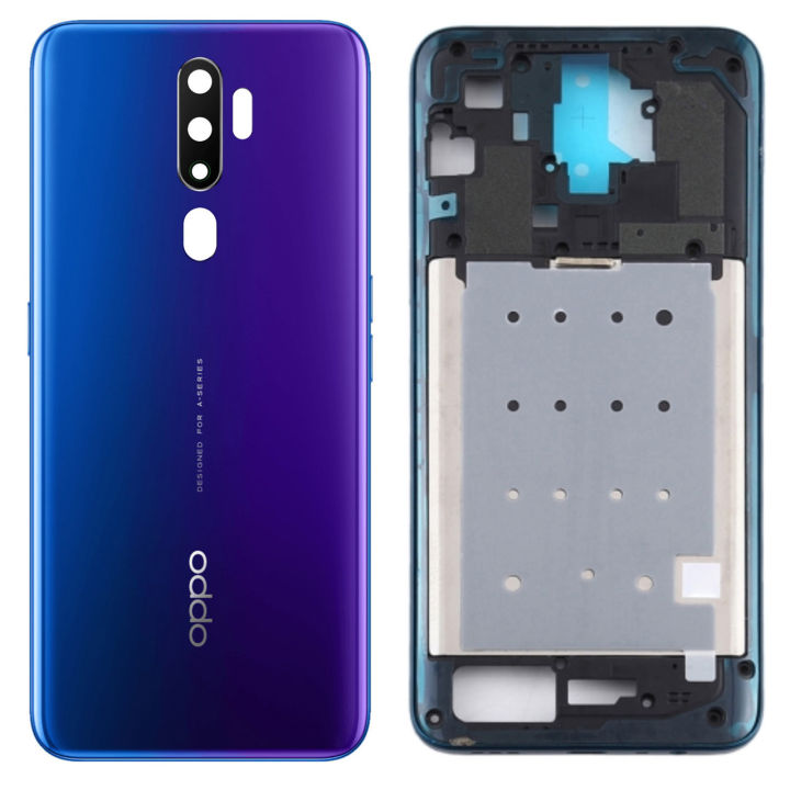 Oppo A9 2020 Middle Frame Housing With Side Button and Camera Lens ...