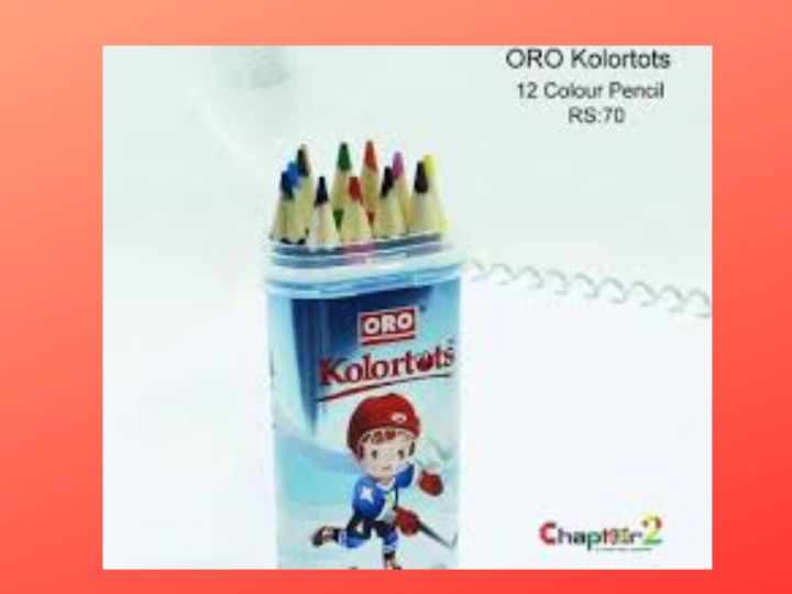 ORO - 12 Small Color Pencils [Kolortots] | Daraz.pk