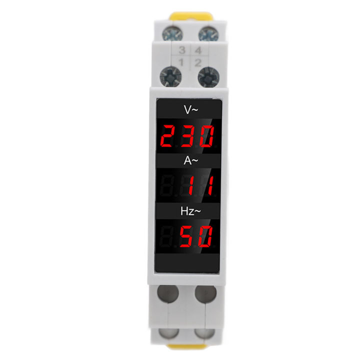 Rail Mounted Meter High Measurement Accuracy Good Stability Digital ...