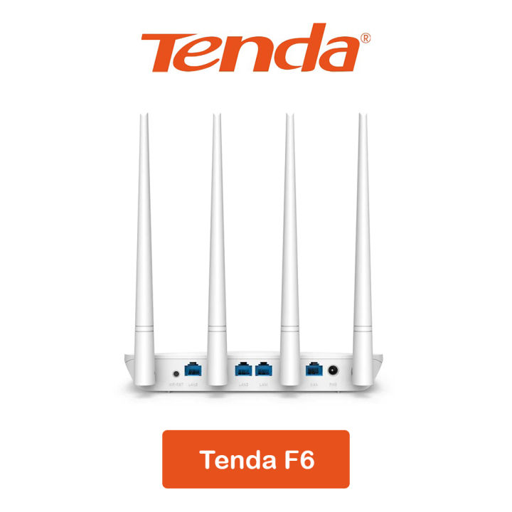 Tenda 4 Antenna 300Mbps Wifi Router - F6 | Daraz.pk