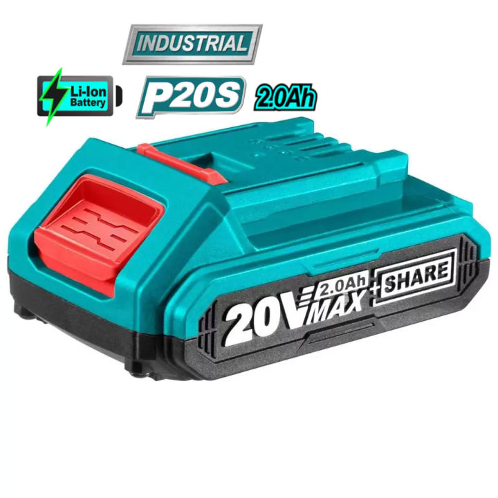 Total Lithium-Ion Battery 2.0Ah for All 20V Tools P20S | Daraz.pk