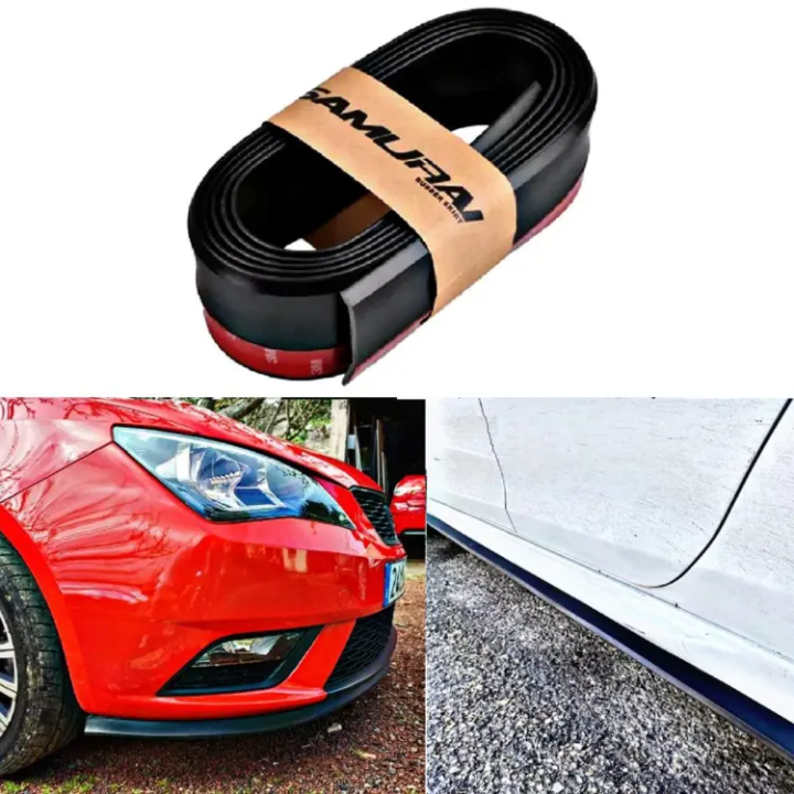 Black Bumper Lip Samurai Style Bumper Extension 2.5 Meter | Daraz.pk