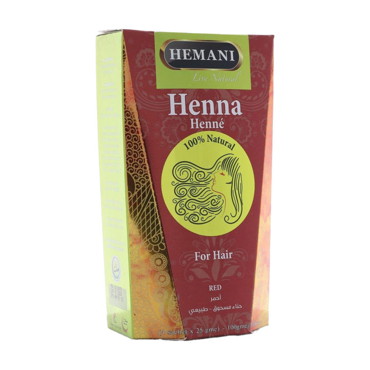 𝗛𝗘𝗠𝗔𝗡𝗜 𝗟𝗜𝗩𝗘 𝗡𝗔𝗧𝗨𝗥𝗔𝗟 - RED HENNA POWDER 100GM | Daraz.pk