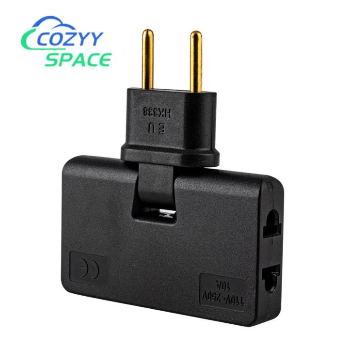 EU Socket Adapter Impact-resistant European Standard Electrical Plug ...