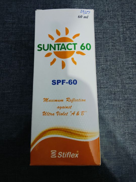 Suntact SPF 60 Sunscreen Sunblock 60 G | Daraz.pk