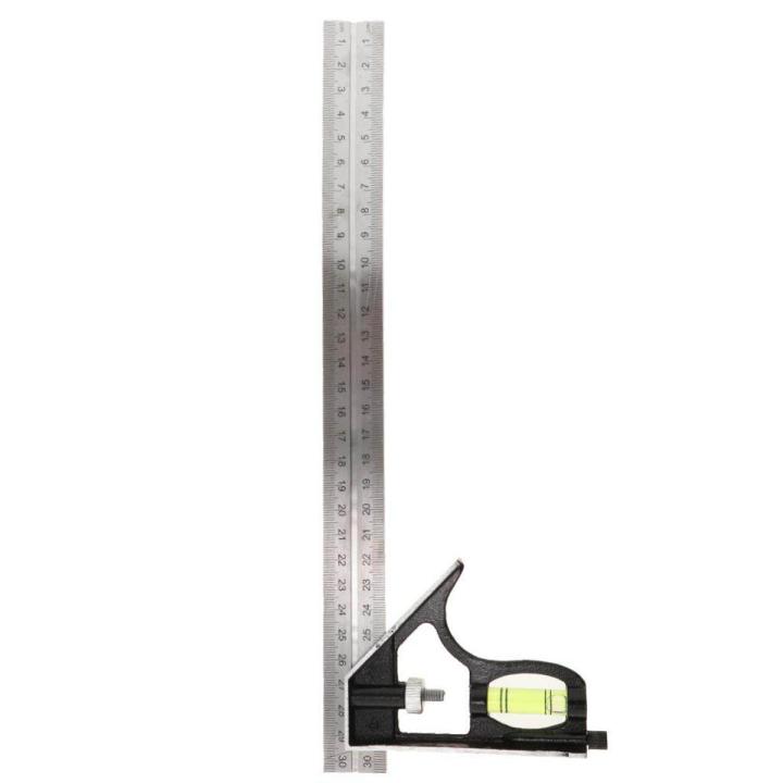 300mm 12” Adjustable Engineers Combination Try Square Set Right Angle ...