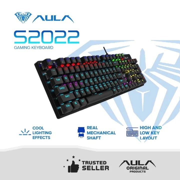 AULA S2022 Rgb Mechanical Gaming Keyboard USB Wired | Blue Switch ...