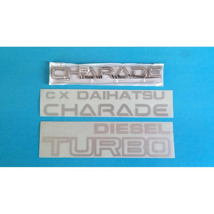 Daihatsu Charade G10 G11 G30 G100 Turbo CX Monogram 3 Piece Set | Daraz.pk