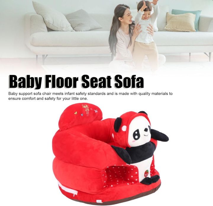 Baby Support Seat, Plush Soft Comfortable Adorable Cartoon Design Baby ...