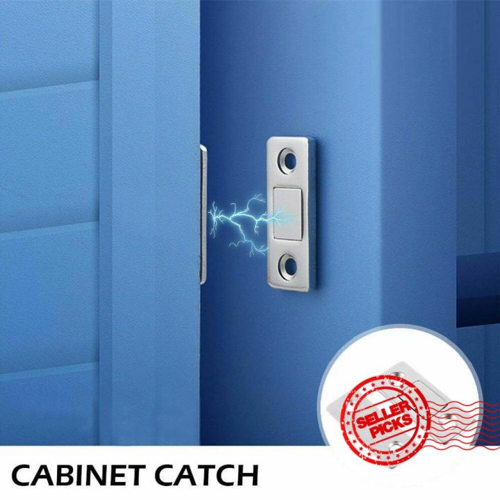 2PCS Strong Door Closer Magnetic Cupboard – Ultra-Thin Cabinet Catch ...