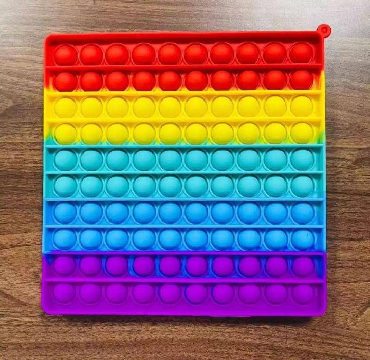 Big Size Push Pop-It Bubble Fidget Pop It Silicone Toy – 20 cm ...