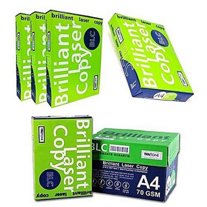 A4 size Printer Photo copiers Paper white Pack of 2 Rim 1000 Paper imported 70 GSM made in Indonesia Daraz.pk