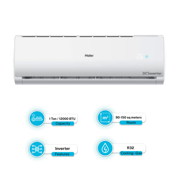 Haier 1.0 Ton HSU-13LF (Inverter+Self Cleaning+UPS+Turbo) Only Cool ...