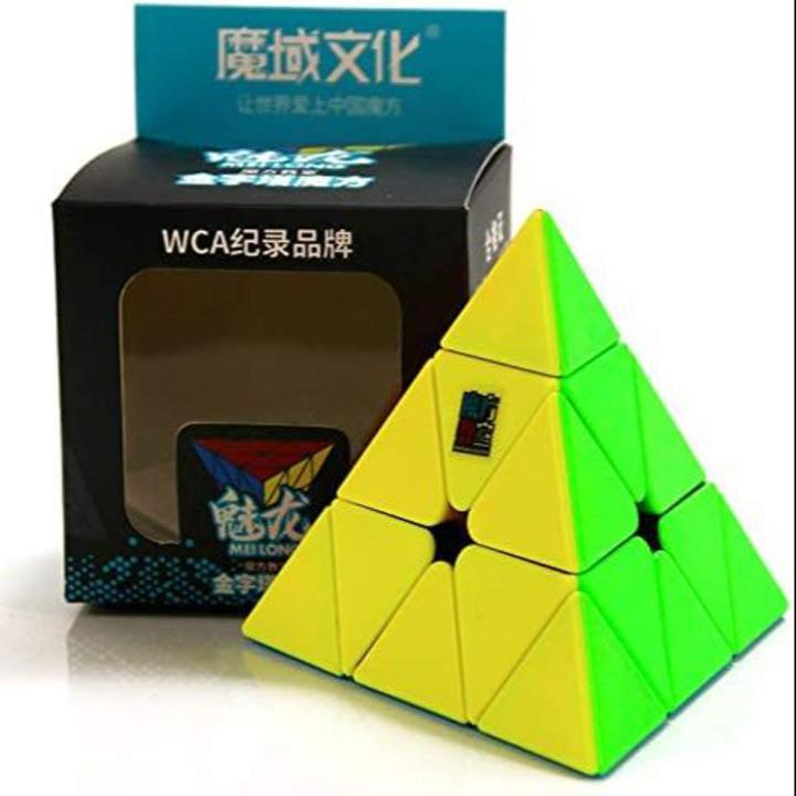 Moyu Meilong 3x3x3 Pyramid Magic Cube MEILONG Pyramid cube Pyramid 3x3 ...