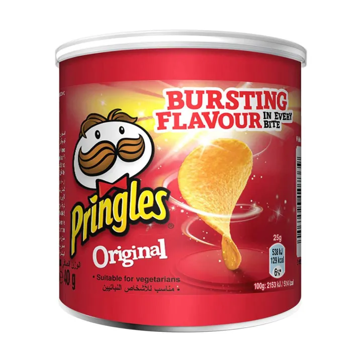 Pringles Original Flavoured Chips, 40gm (Imported)(Original) | Daraz.pk