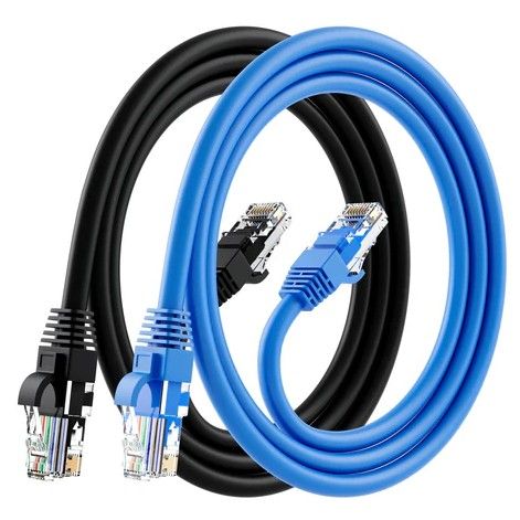 Ethernet Lan Cable CAT6 - Black Blue Colors all sizes available | Daraz.pk