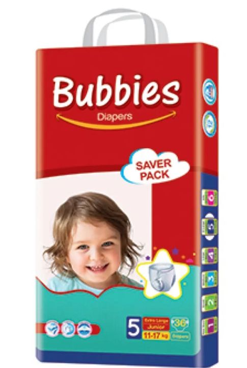 Bubbies Diaper Size 05 36 Pieces Daraz Pk