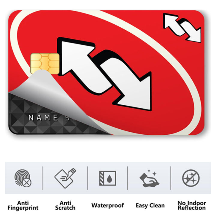 Funny Words Anime PVC Young Creidt Card Debit Card Sticker Film Case ...