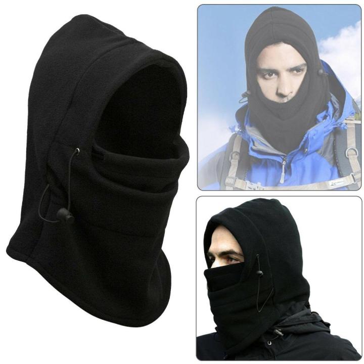 Winter Bike Cap Thermal Fleece Balaclava Hat Hood Ski Bike Wind Stopper ...