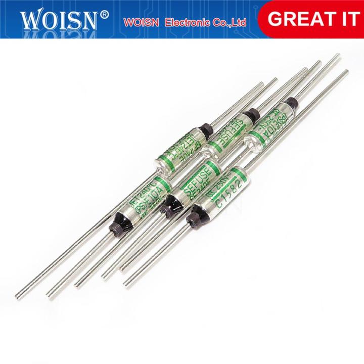 10pcs/lot SF240E Cutoffs Thermal Fuse SF240 240C 240 Celsius Degree 10A ...