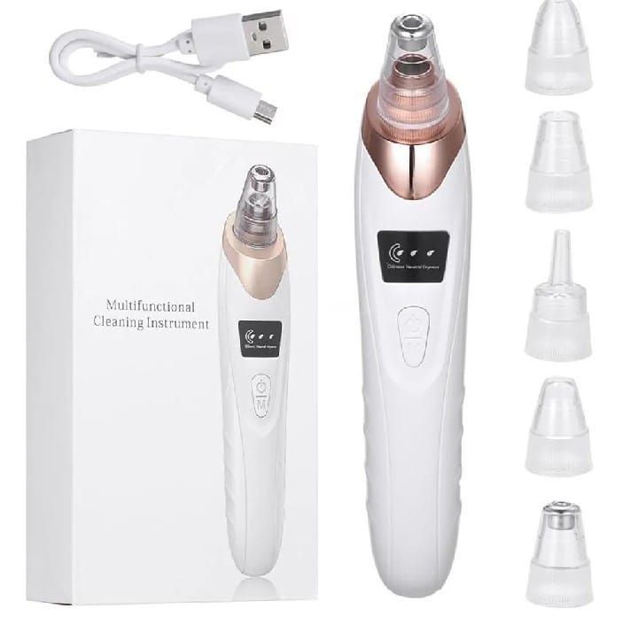 5-in-1 Blackhead Remover Blackhead Remover Machine Derma Suction Pimple ...
