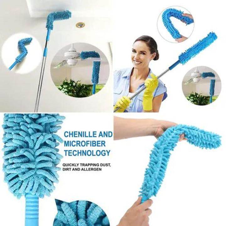 Foldable Multipurpose Microfiber Ceiling Fan Duster - Washable Cloth ...