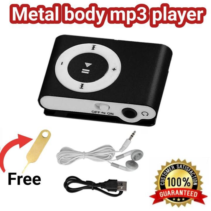 Original Mini Metal Shuffle MP3 Player – Memory Card Supported ...