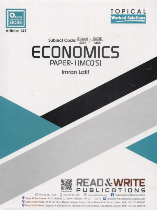 Economics O-Level MCQ's Paper-1 Topical Worked Solutions Article No ...