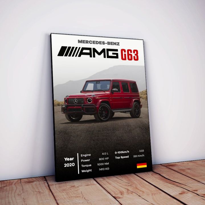Mercedes-benz G63 Wall Poster | wall frame | wall art | wall canvas ...