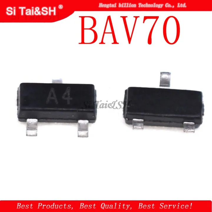 100pcs/lot BAV70 0.2A 70V SOT-23 A4 SMD SOT transistor BAV70LT1G | Daraz.pk