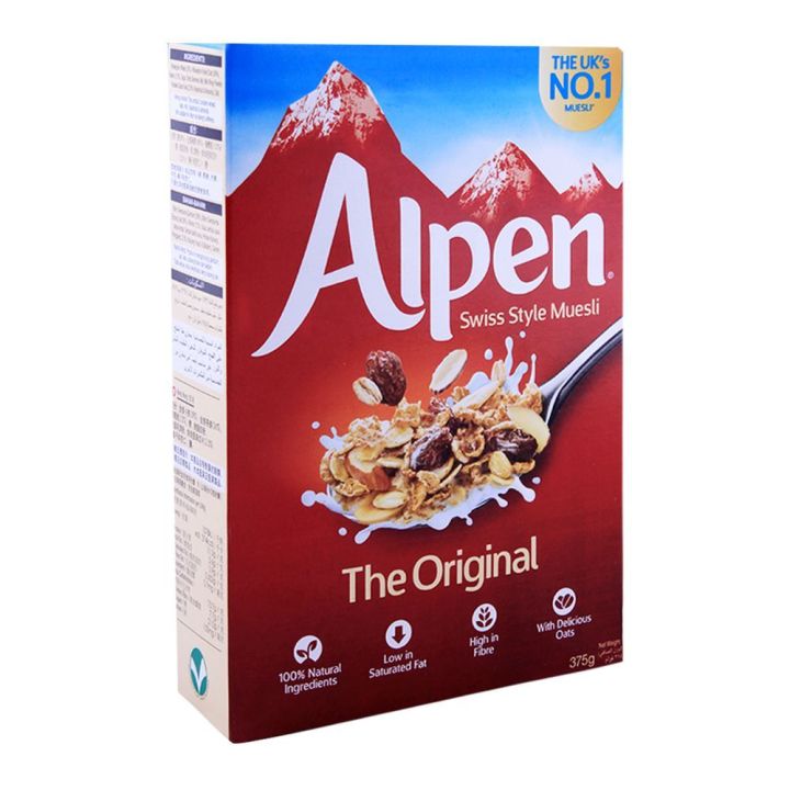Alpen Cereal The Original Swiss Style Imported Muesli 550 GM | Daraz.pk