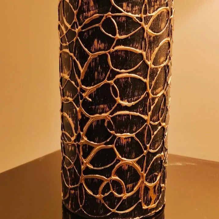 Handmade Textured Vase for Home Decor - Guldan Decorative Flower Vase ...