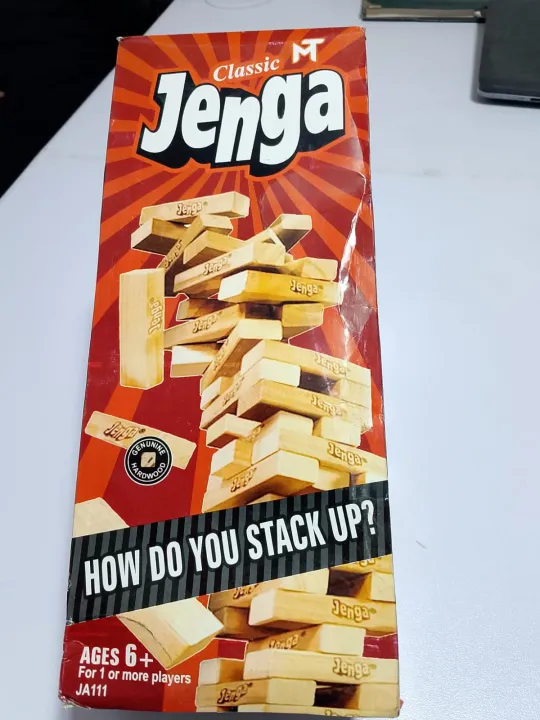 Hasbro Gaming Jenga Tower Wooden Blocks Game | Daraz.pk