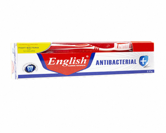 Chaseup English Anti Bacterial Tooth Paste Brush Pack70 gm | Daraz.pk