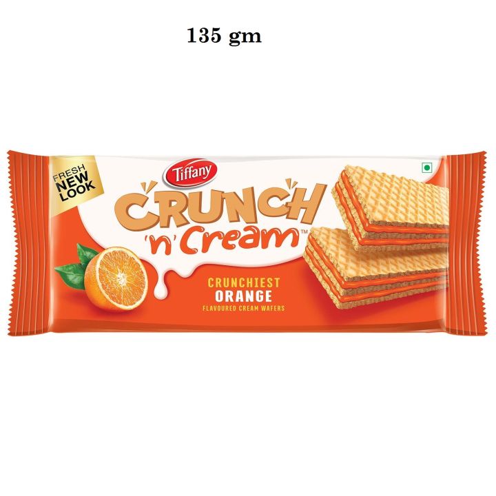 Tiffany Wafers Orange 135 gm Crunch N Cream | Daraz.pk