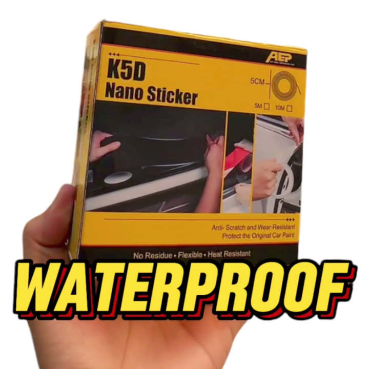 AEP 5D Carbon Fiber Car Sticker Door Sill Bumper Protector Anti Scratch ...