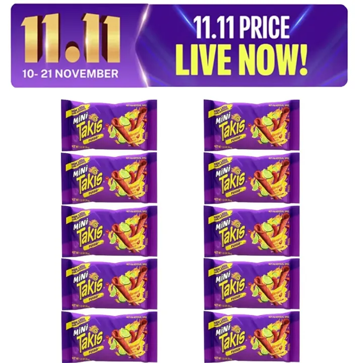 Takis | Takis Chips | Fuego Chips | Snacks (Imported) Snacks 35g, Pack ...