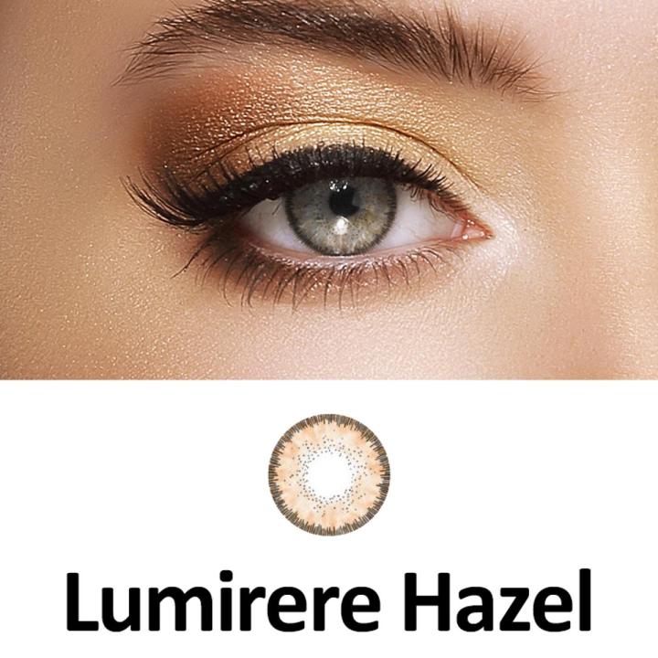 Stylish Ice Hazel Color Eye Contact Lenses soft + Free kit case and ...